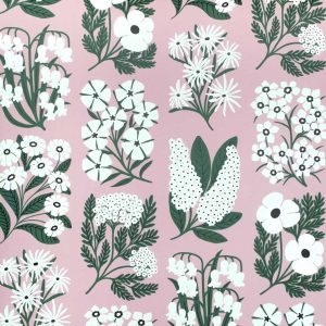 Freida Rose Wallpaper | Abigail Borg | Wallpapers, Fabrics & Illustration